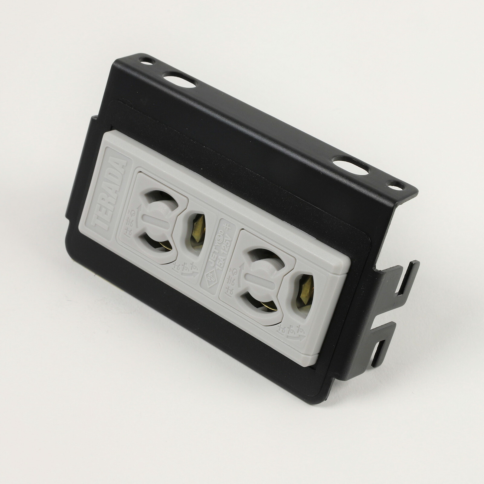 【楽天市場】TERADA フロアコンセント テラコン スマートコンセント マルチタイプ(打込) 床仕上材貼り込タイプ(打込) TMK・TSK・CCM用 器具ブロック(電源接地付抜止×2 ...