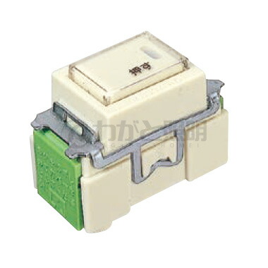 【楽天市場】パナソニック フルカラー押釦 埋込ほたる押釦B（片切） a接点 常開形 10A 100V AC ミルキーホワイト WN5451：わがと照明