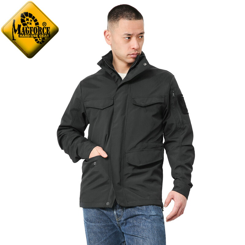 【楽天市場】MAGFORCE マグフォース C-1104 M-65 フィールドジャケット BLACK / メンズ アウター ミリタリージャケット タクティカル 撥水 透湿【クーポン対象外】【T ...