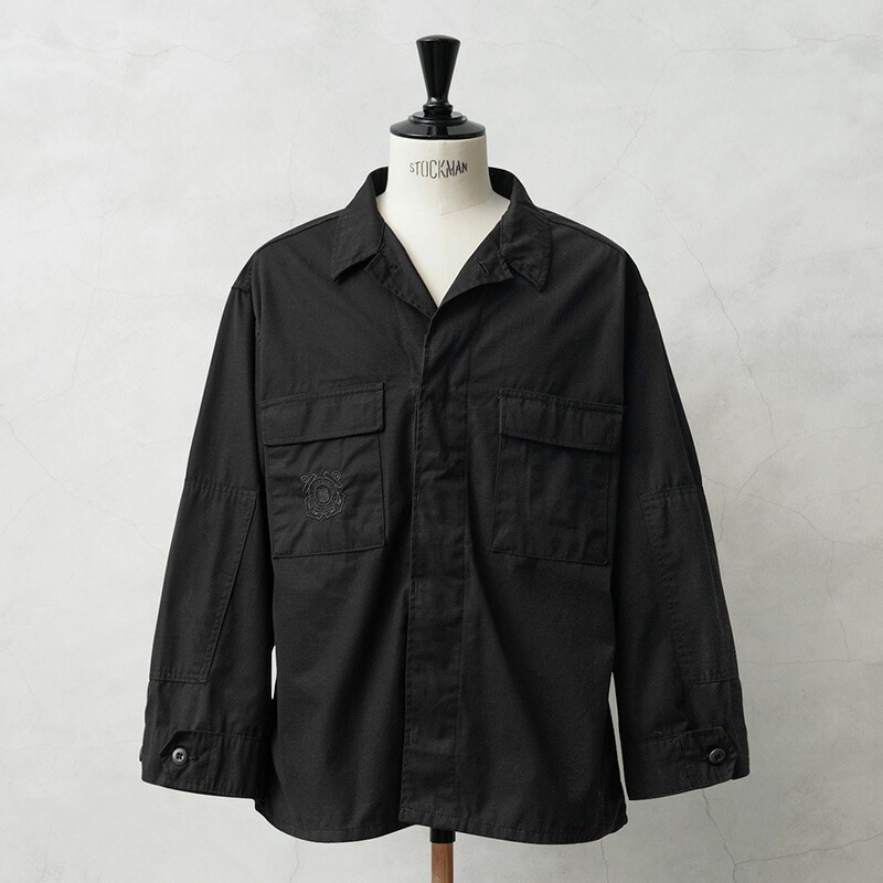 【楽天市場】実物 新品 デッドストック 米軍 COAST GUARD（沿岸警備隊）ODU オペレーション ジャケット DEEP BLACK染め ...