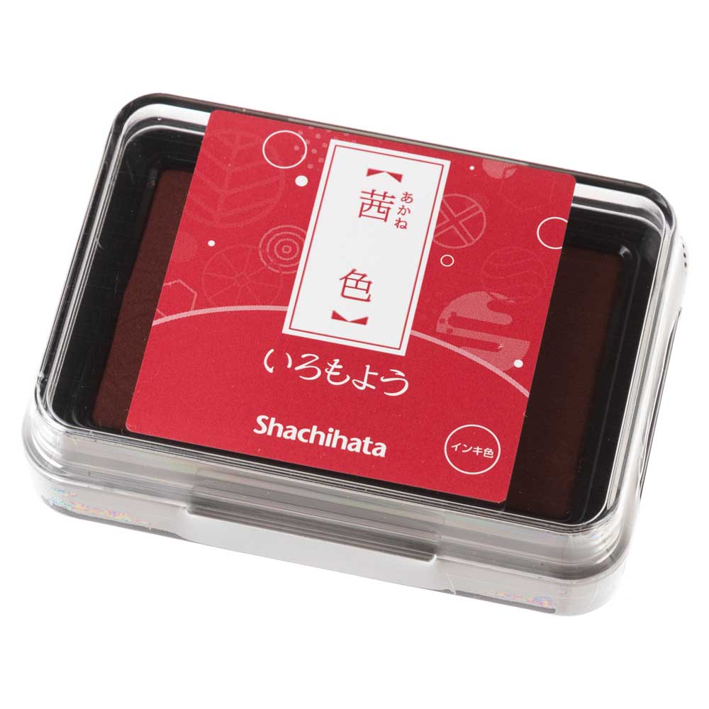 【楽天市場】スタンプパッド いろもよう 茜色 (HAC-1-DR) 日本の伝統色 スタンプ用インクパッド シヤチハタ Ink pad Japanese color：こだわりの和雑貨 和敬静寂