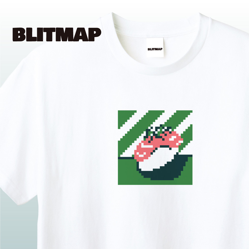 【楽天市場】NFT Blitmap Tシャツ #12 OtoroNFT 大トロ 寿司 ドット絵 ピクセルアート イラスト アパレル グッズ ...