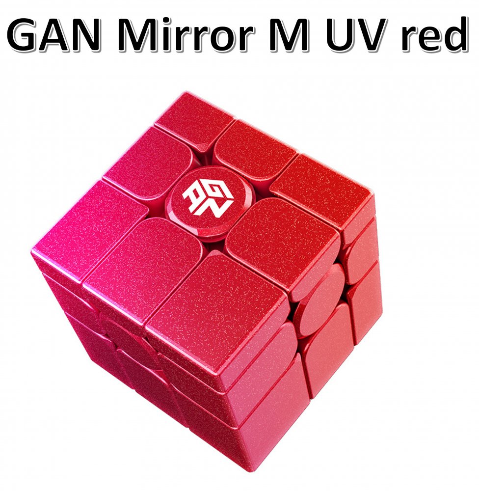【楽天市場】安心の保証付き 正規販売店 GAN Mirror M UV red (Bright Fuchsia) 磁石搭載 ミラーキューブ ...