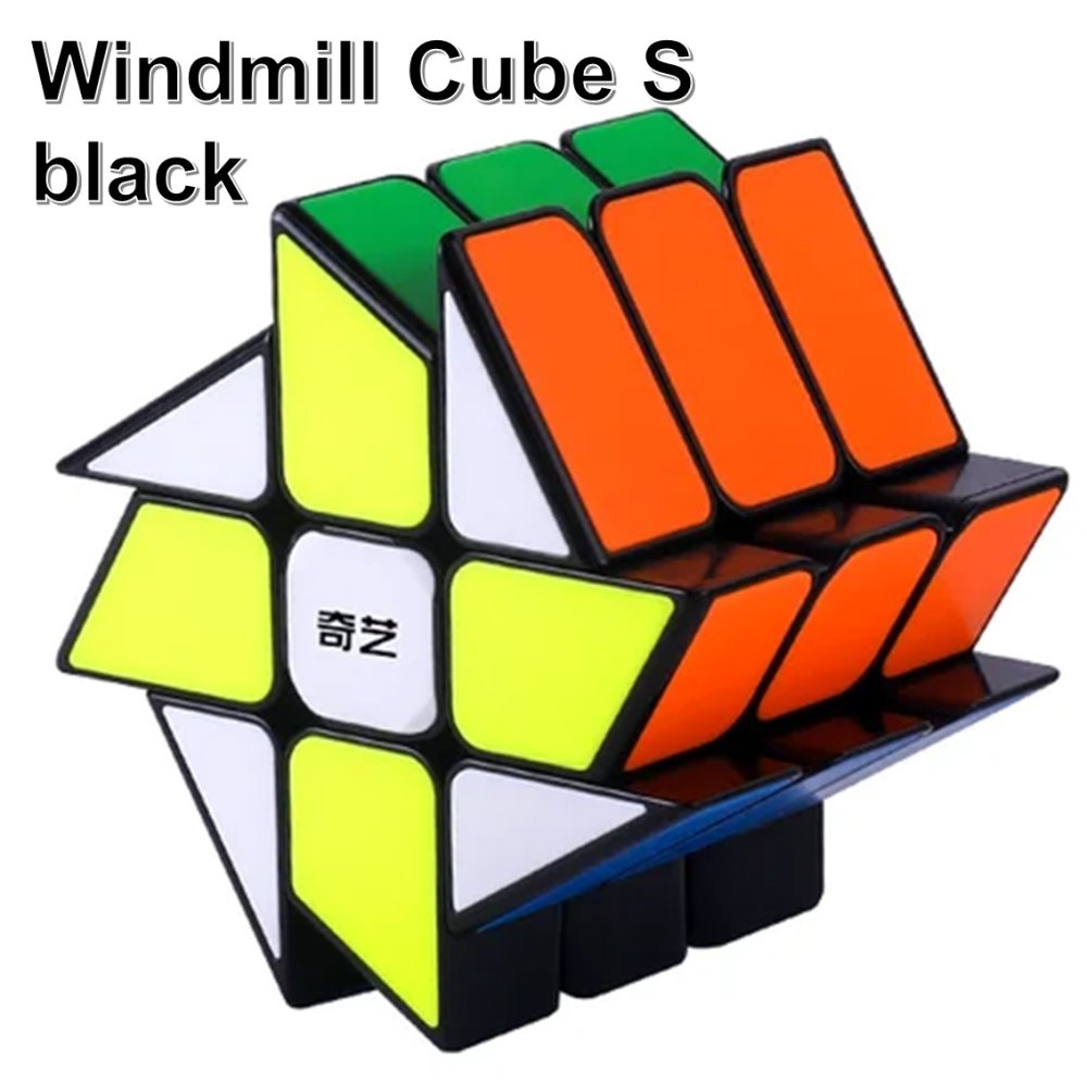 【楽天市場】安心の保証付き 正規販売店 QiYi Windmill Cube S ウィンドミルキューブ ブラック マジックキューブ おすすめ ...