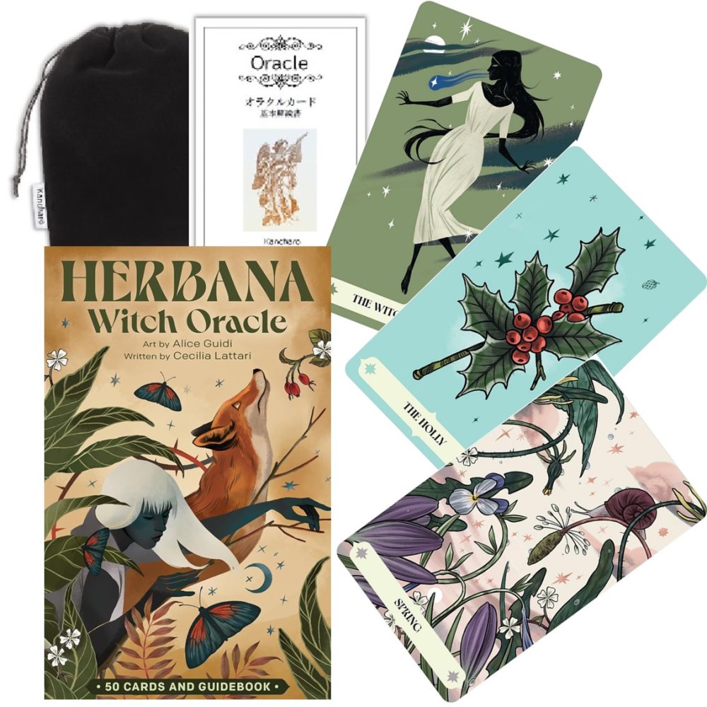 【楽天市場】【オラクルカード】 ハーバナ ウィッチ オラクル Herbana Witch Oracle 日本語オラクル基本説明書&ポーチ付 ...