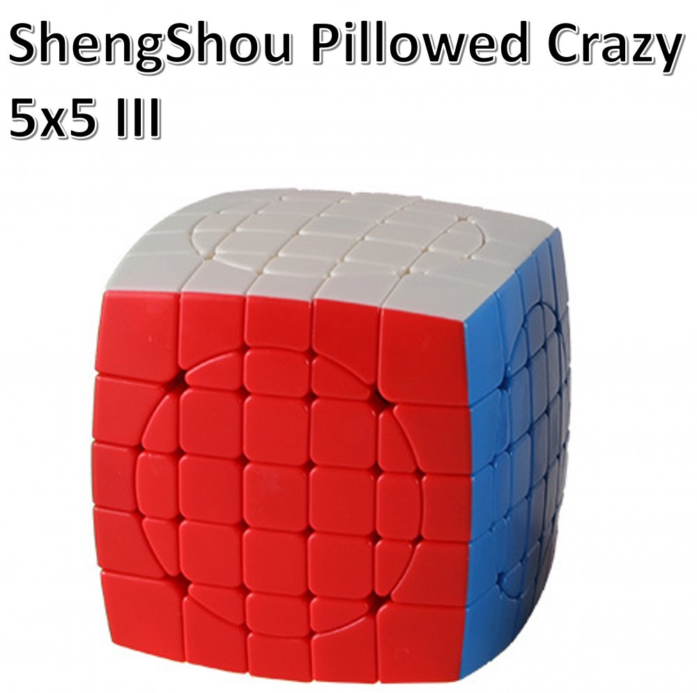 【楽天市場】安心の保証付き 正規販売店 ShengShou Pillowed Crazy 5x5x5 III シェンショウ ピロー クレイジー ...