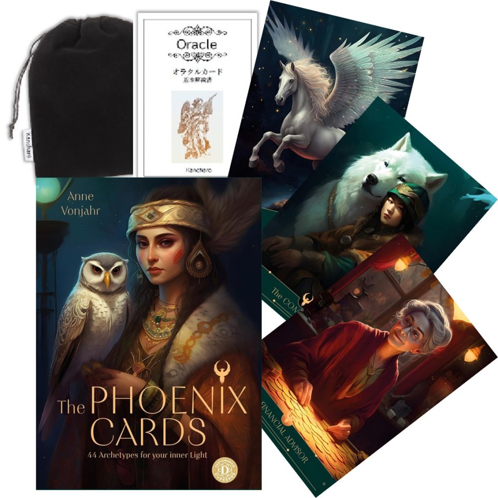 【楽天市場】【オラクルカード】 フェニックス カード The Phoenix Cards 日本語オラクル基本説明書&ポーチ付 正規品：Waku ...