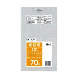 【楽天市場】ゴミ袋 70l GL74 業務用特厚ごみ袋70L半透明400枚（10枚×40パック）：わくわくショップ神戸