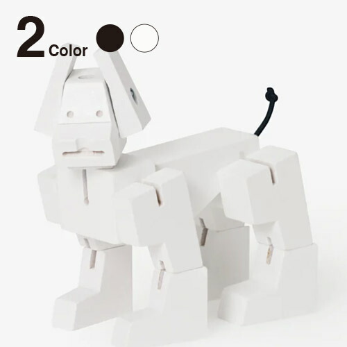 【楽天市場】置物 おしゃれ かわいい 木製 キューブ ロボット キューボット ドッグ （ 犬 /大） 【 AREAWARE / エリアウエア ...