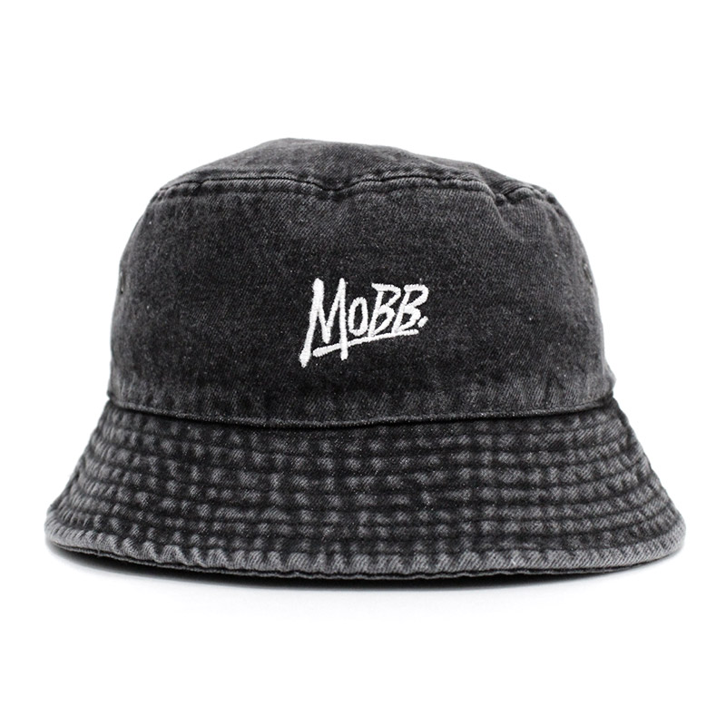 【楽天市場】モブ MOBB OGロゴ ハット OG LOGO BUCKET HAT -BLACK DENIM- メンズ ユニセックス M-L ...
