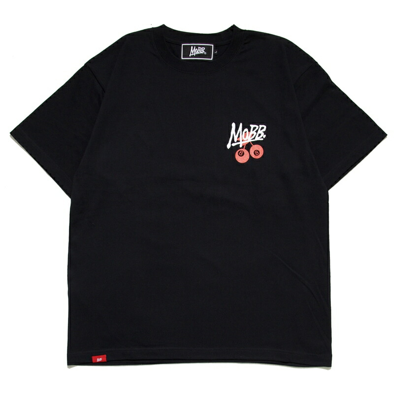 【楽天市場】モブ MOBB Tシャツ カットソー 半袖 ロゴ ユニセックス ブラック 黒 8BALL CHERRY T-SHIRT -BLACK-：walkinstore