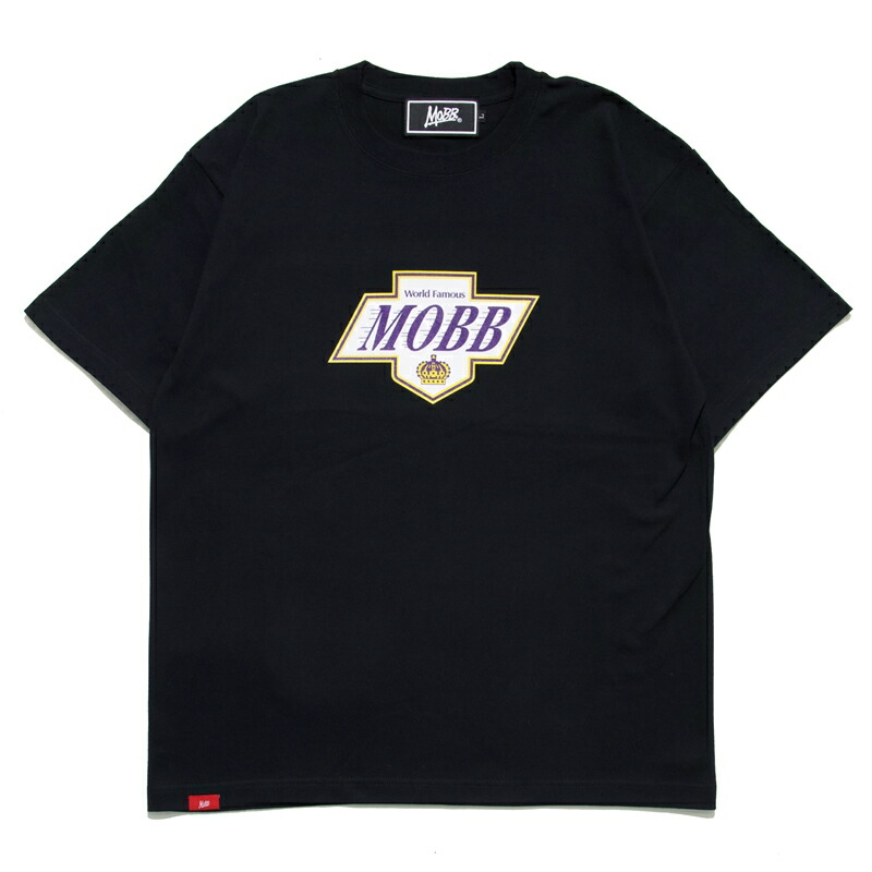 【楽天市場】モブ MOBB Tシャツ カットソー 半袖 ロゴ ユニセックス ブラック 黒 HOCKEY TEAM T-SHIRT -BLACK-：walkinstore
