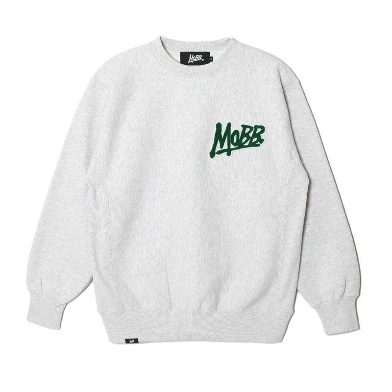 【楽天市場】モブ MOBB スウェット トレーナー プルオーバー ロゴ ストリート 男女兼用 OG WAPPEN CREW SWEAT -GREY-：walkinstore