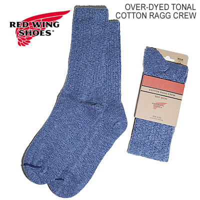 【楽天市場】RED WING レッドウィング Over-dyed Tonal Cotton Ragg Crew オーバー・ダイド コットン ...