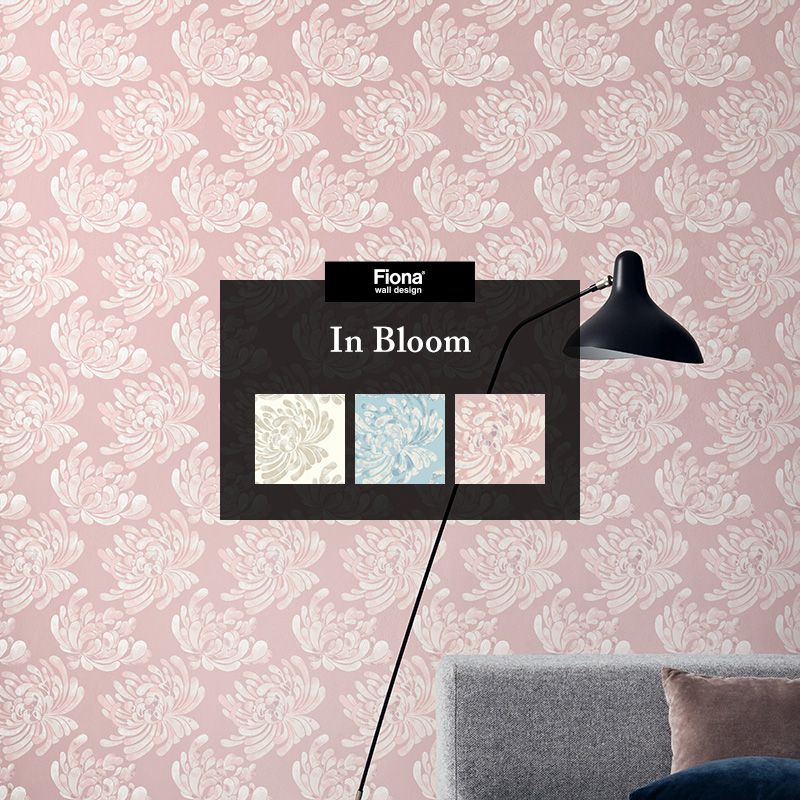 【楽天市場】壁紙 輸入壁紙 北欧 FIONA フィオナ In Bloom イン ブルーム 花 植物 ボタニカル おしゃれ diy ...