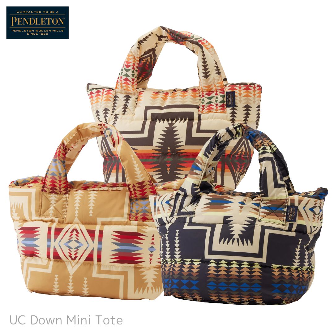 【楽天市場】【PENDLETON】UC Down Mini Tote ペンドルトン UC ダウン ミニ トート ランチバッグ ネイティブ柄：デザインペット雑貨 WANDAWAY