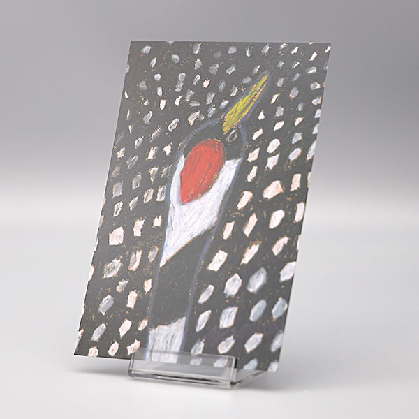 【楽天市場】ポストカード ハガキ おしゃれ 【沖野あゆみ 鶴】 アート デザイン 絵 絵画 インテリア okino-post-019：砥部焼と ...