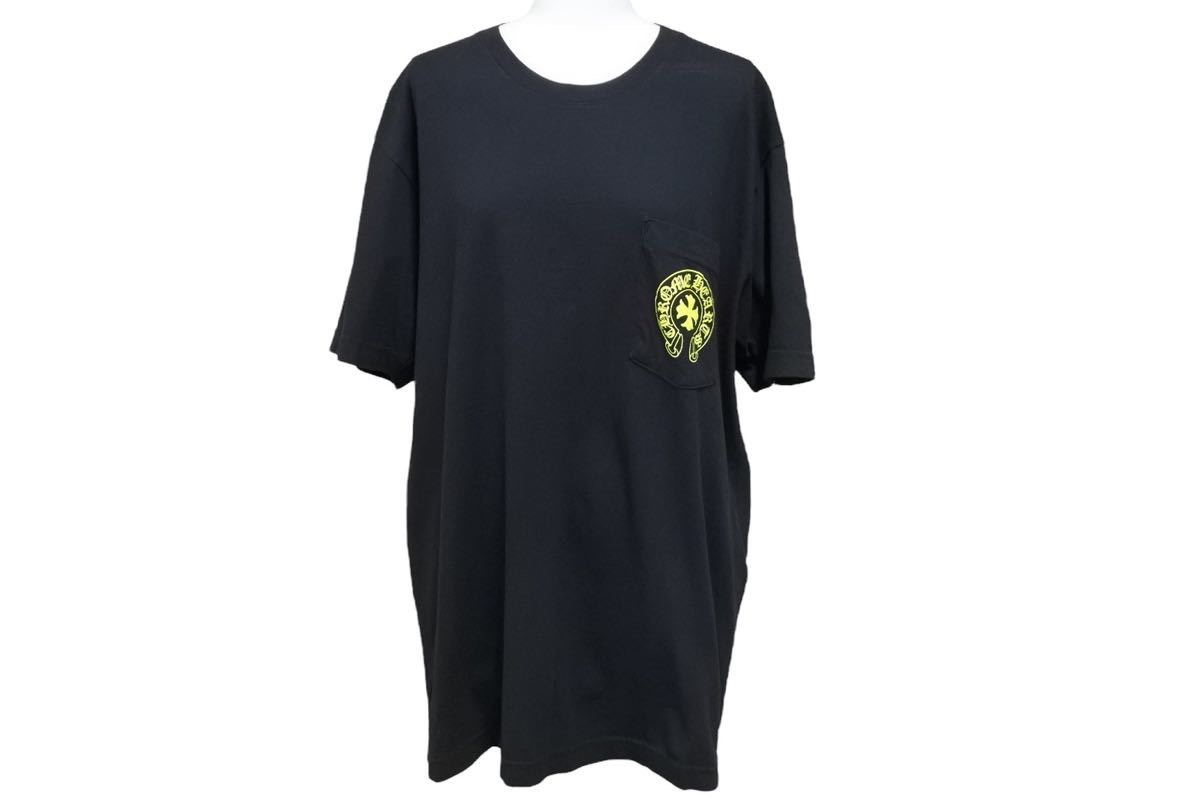 【楽天市場】CHROME HEARTS クロムハーツ Tシャツ 半袖 ブラック 黒 ブラック ライム イエロー サイズ L 美品 中古 ...
