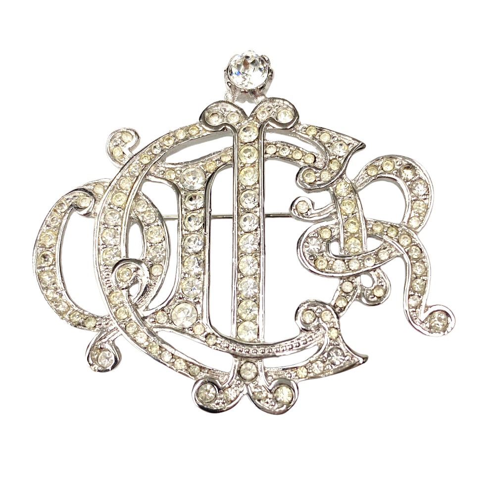 【楽天市場】[USED/中古]Christian Dior クリスチャンディオール ブローチ シルバー B（目立った傷や汚れなし）ランク 中古 ...