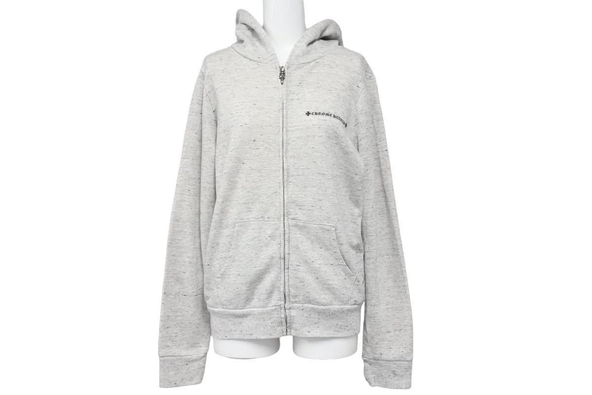 【楽天市場】CHROME HEARTS クロムハーツ ジップアップパーカー ダガージップ プリント グレー サイズS 良品 中古 45789 ...