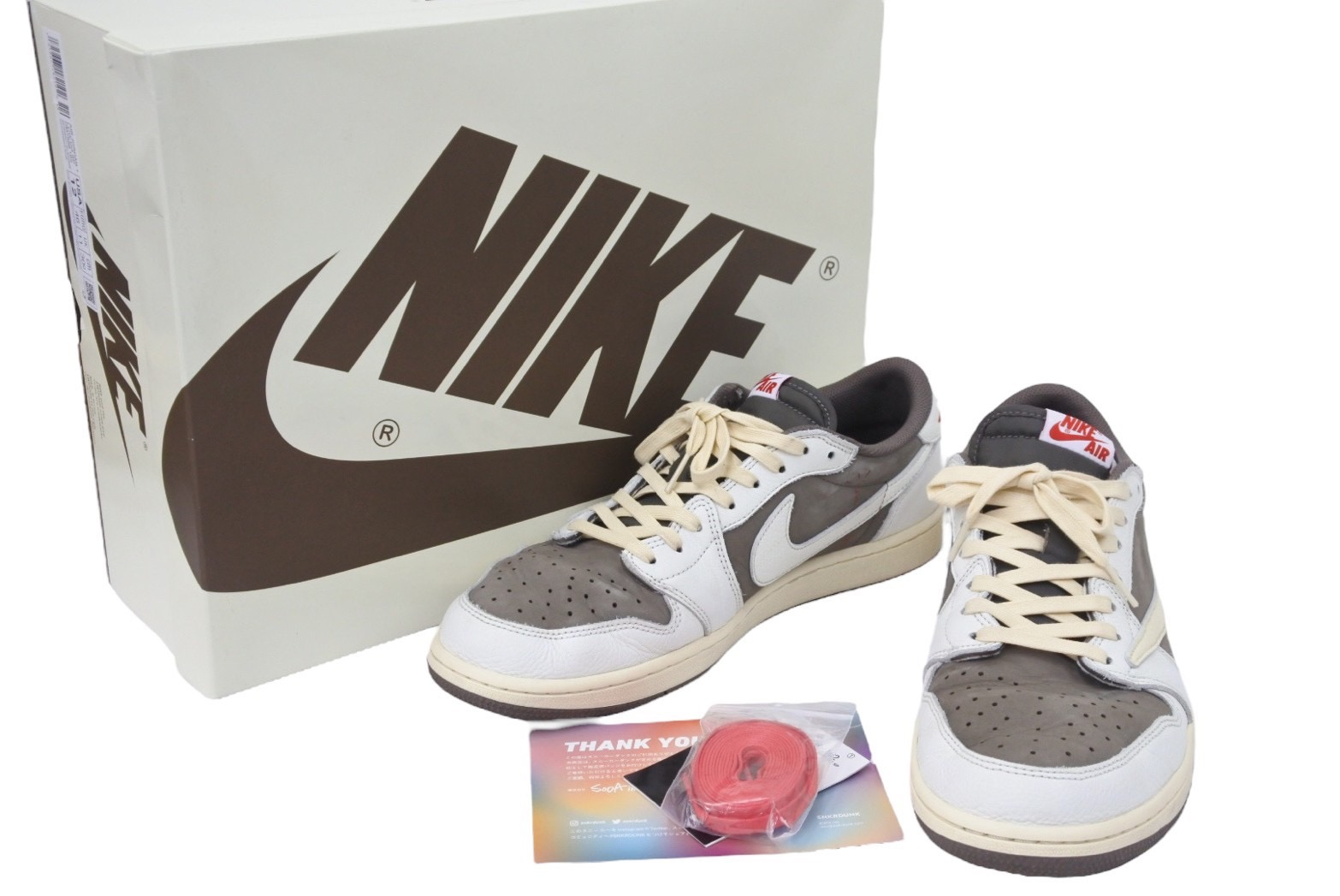 【楽天市場】NIKE ナイキ AIR JORDAN 1 LOW OG SP トラヴィススコット スニーカー DM7866-162 グレー ...