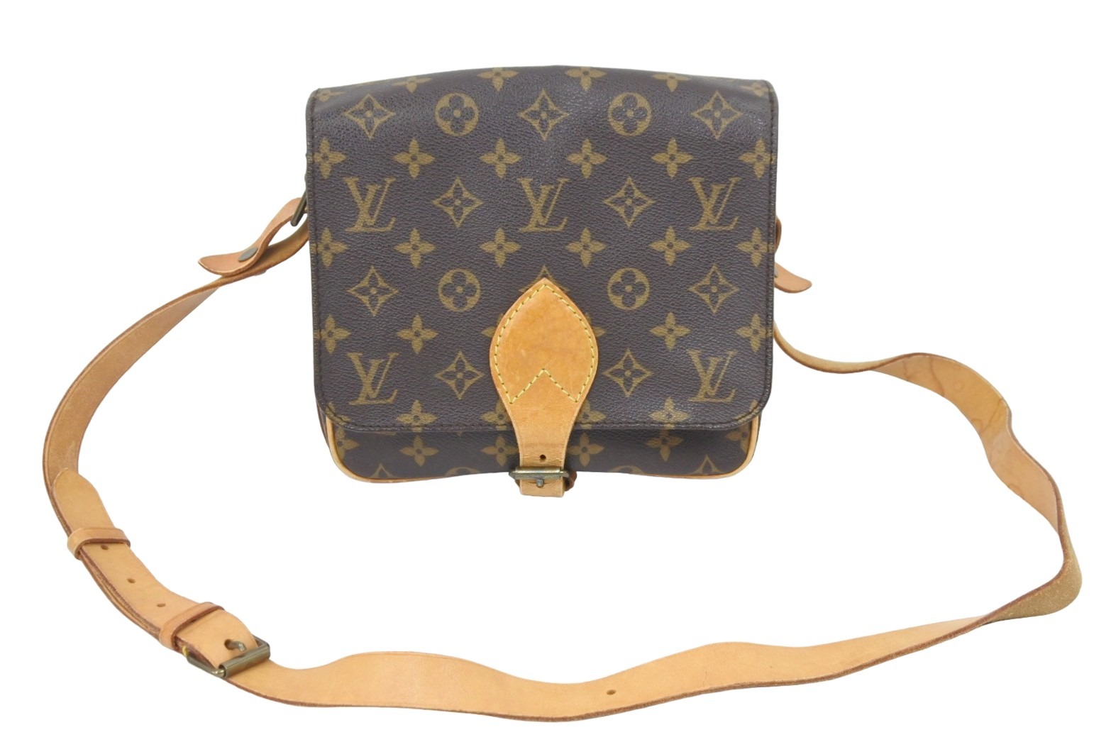 【楽天市場】LOUIS VUITTON ルイ・ヴィトン 斜め掛け ショルダーバッグ カルトシエールMM M51252 良品 中古 49336 ...