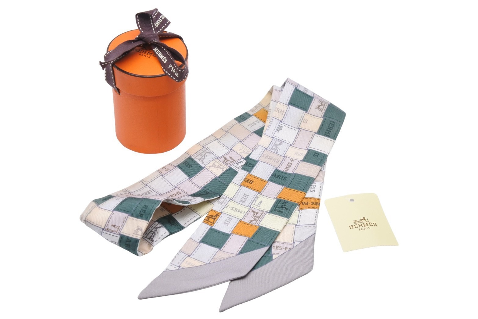 【楽天市場】HERMES エルメス ストール ツイリー スカーフ グリーン ホワイト シルク フランス製 良品 中古 49385 ...
