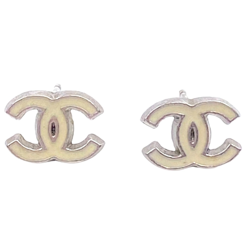 【楽天市場】[USED/中古]CHANEL シャネル ピアス ココマーク ホワイト ミニ 04P B（目立った傷や汚れなし）ランク 中古 ...