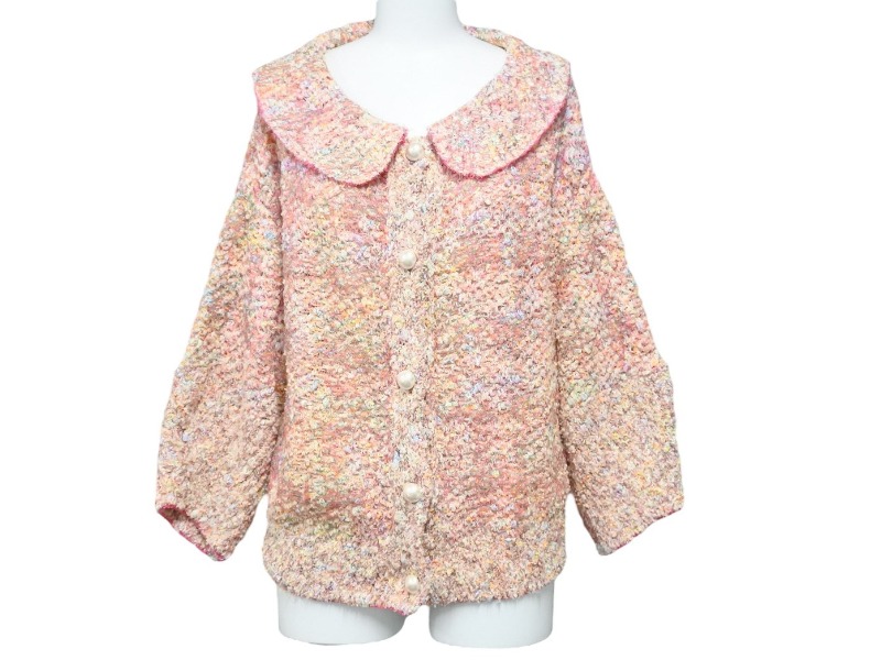【楽天市場】CHANEL シャネル ジャケット レディース ココマーク P46081K05780 MP682 ピンク ツイード サイズ36 ...