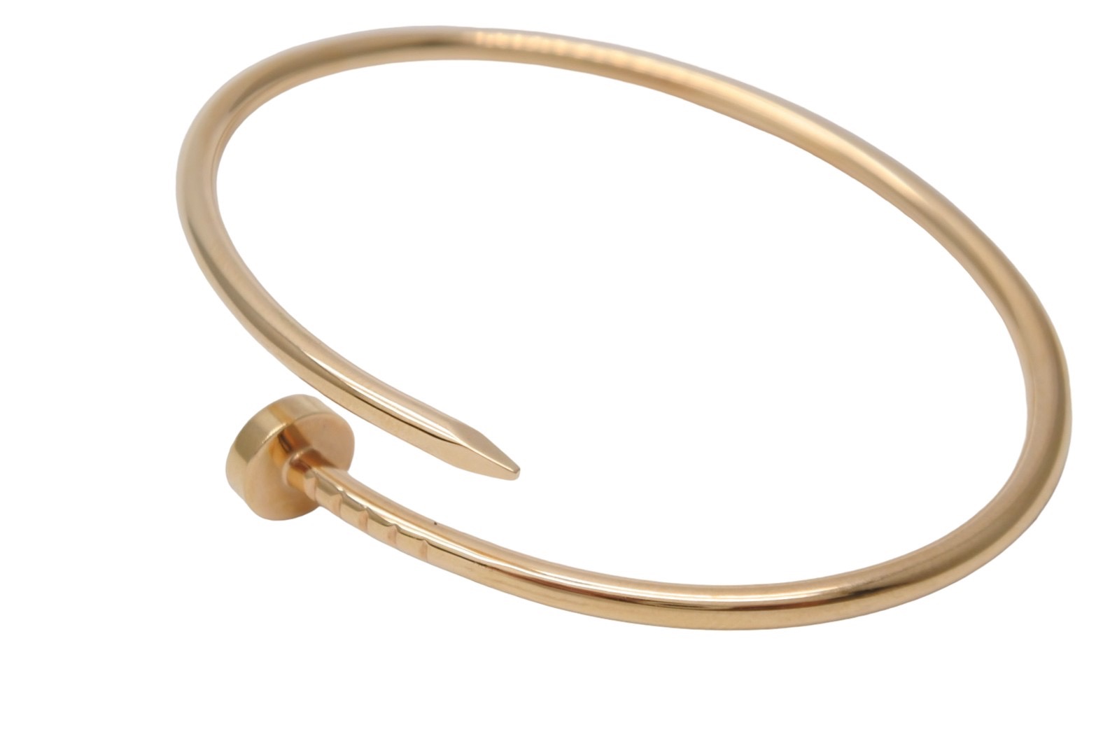 【楽天市場】カルティエ Cartier ブレスレット レディース ブランド 750PG ジュストアンクル スモール イエローゴールド #15 ...