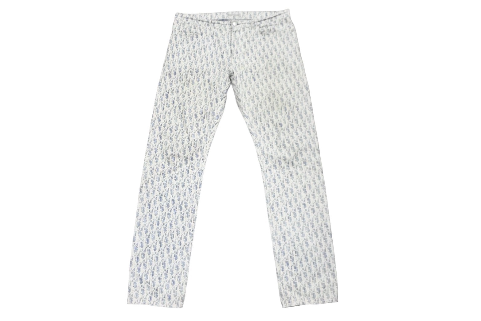 【楽天市場】DIOR ディオール オブリーク 21SS デニムパンツ 総柄 サイズ34 013D001BY989 ブルー 良品 中古 ...