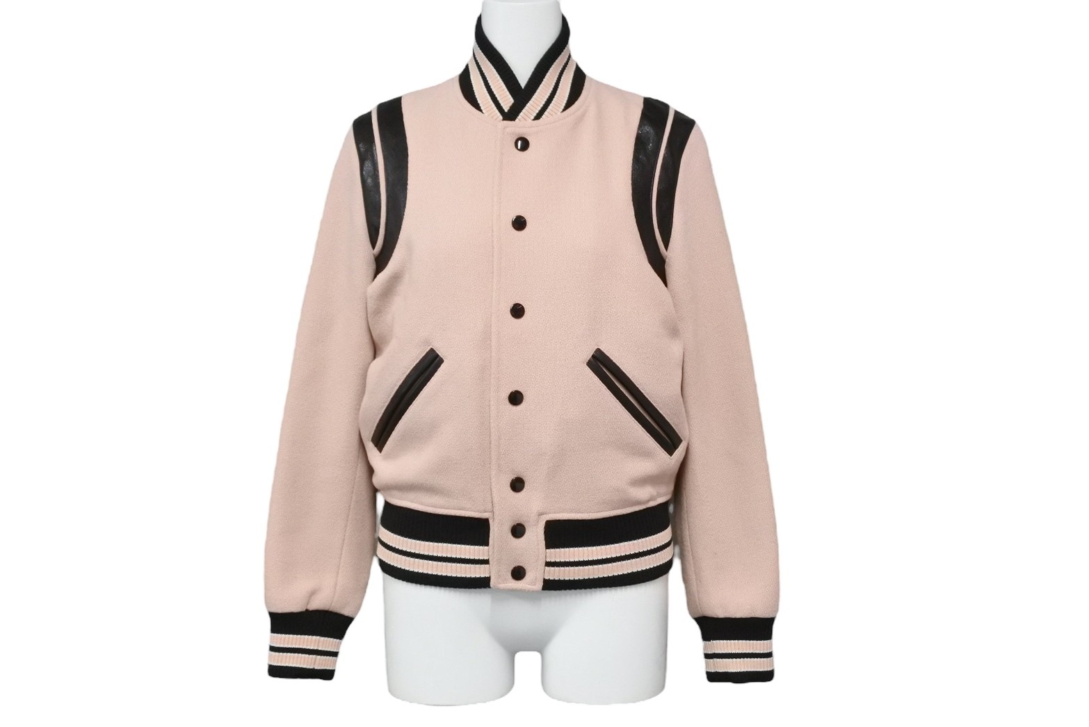 【楽天市場】SAINT LAURENT サンローラン ブルゾン テディジャケット 13195 376283 Y213Q 9921 サイズ34 ...