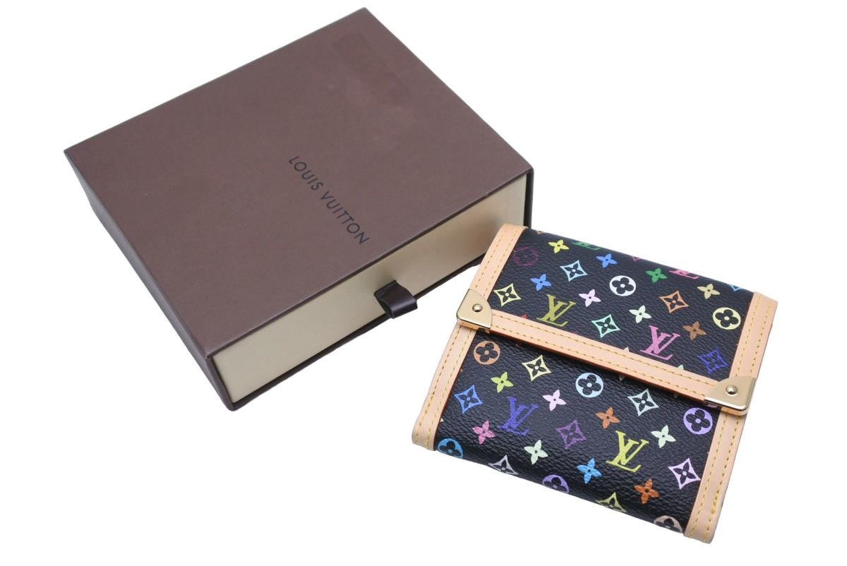 【楽天市場】未使用 ルイヴィトン モノグラム マルチカラー ポルトモネ ビエ カルトクレディ M92984 三つ折り財布 中古 48788 ...