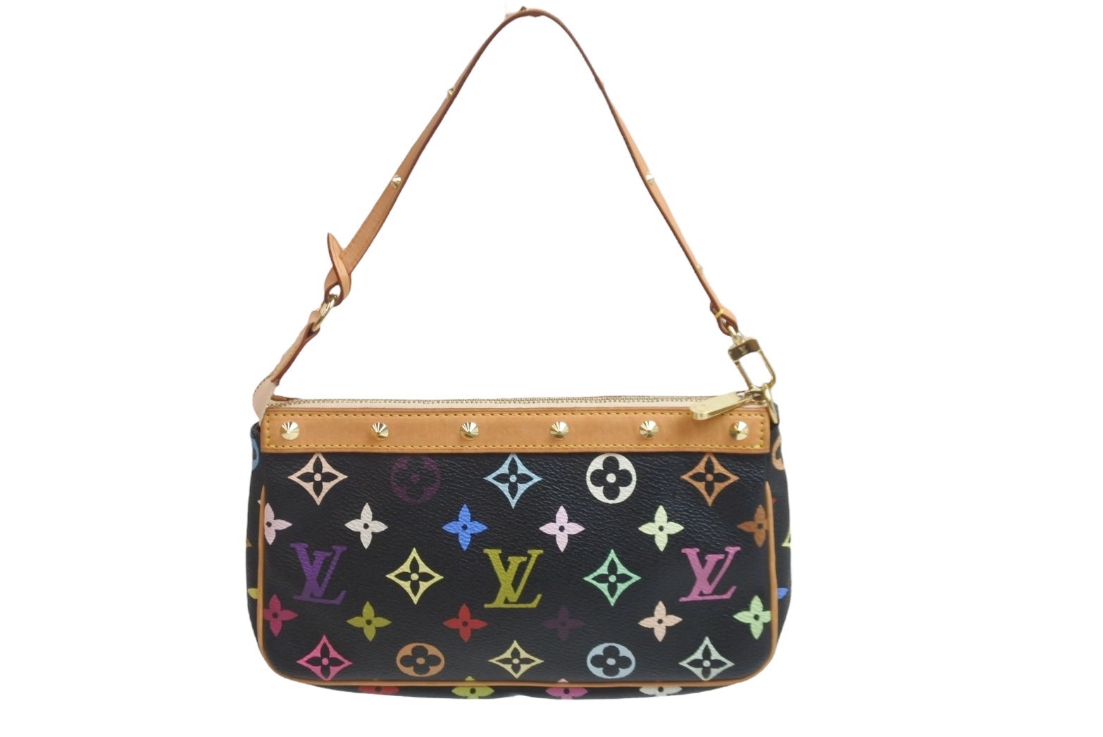 【楽天市場】LOUIS VUITTON ルイヴィトン ハンドバッグ 村上隆 マルチカラー PVC M92648 美品 中古 55796 ...