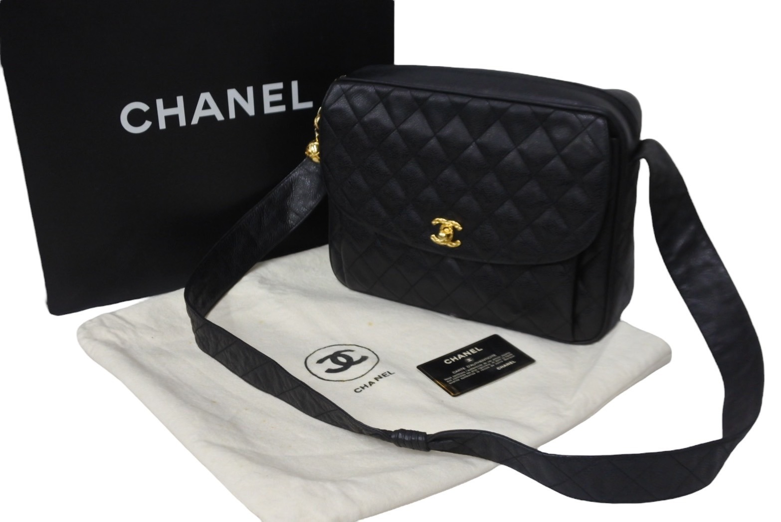 【楽天市場】CHANEL シャネル ショルダーバッグ マトラッセ 2番台 ココマーク ココボール ブラック キャビアスキン ゴールド 美品 ...