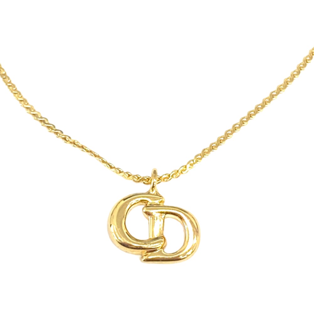 【楽天市場】[USED/中古]Dior ディオール ネックレス・チョーカー ロゴ ゴールド CD Aランク 中古 tdc-001923-4d ...