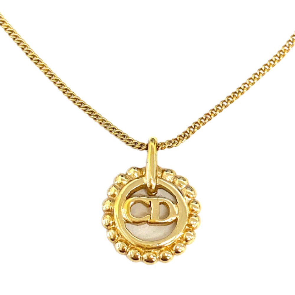 【楽天市場】[USED/中古]Dior ディオール ネックレス・チョーカー CD サークル ゴールド B（目立った傷や汚れなし）ランク 中古 ...