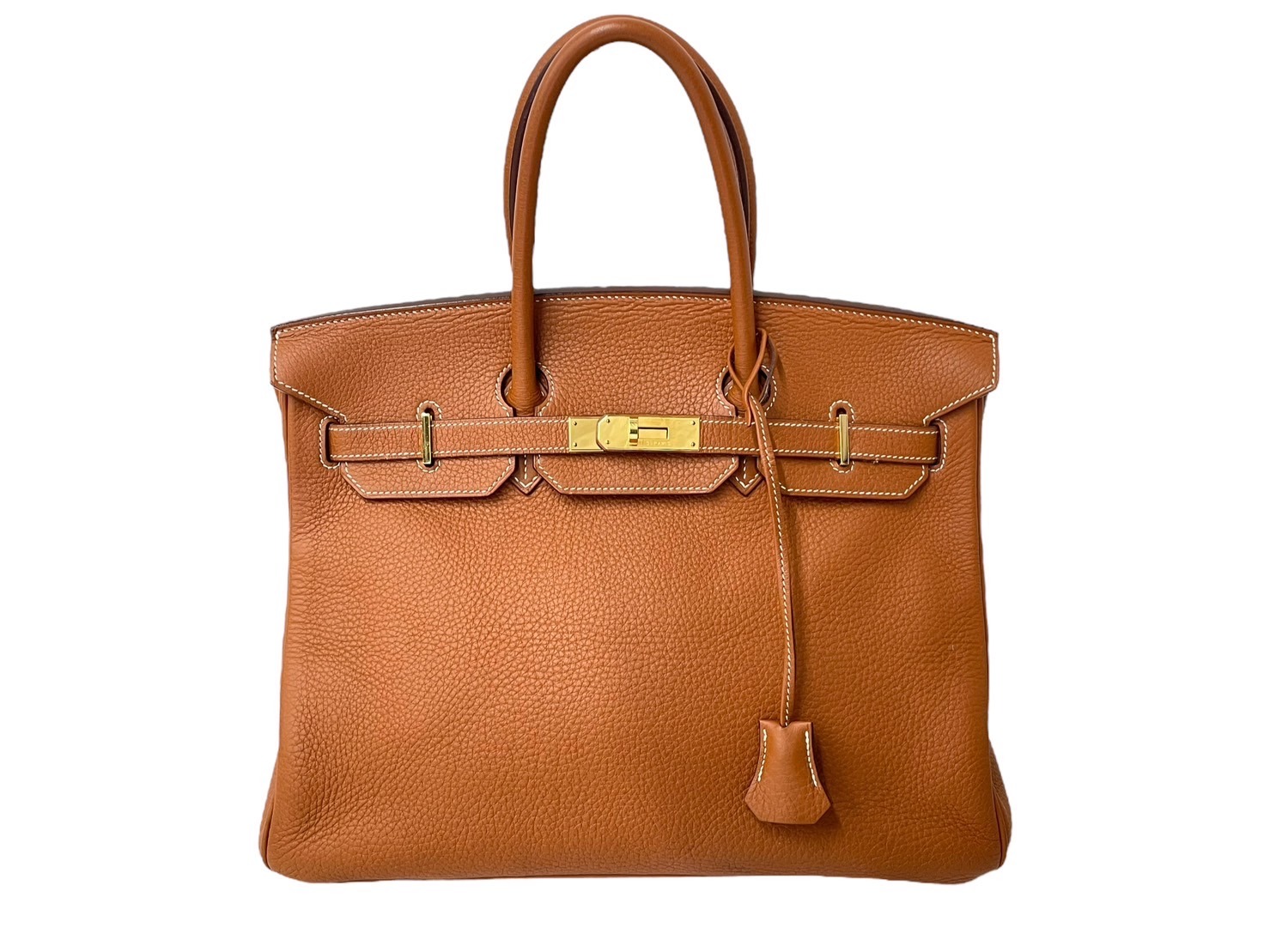 【楽天市場】HERMES エルメス BIRKIN バーキン35 ブラウン系 ゴールド金具 トゴ ハンドバッグ H刻印 中古 57788 ...