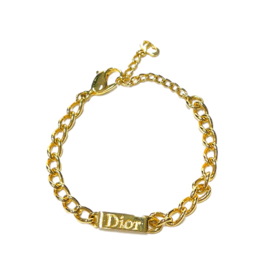 【楽天市場】[USED/中古]Dior ディオール ブレスレット Dior ロゴ バー ゴールド A（未使用に近い）ランク 中古 tdc ...