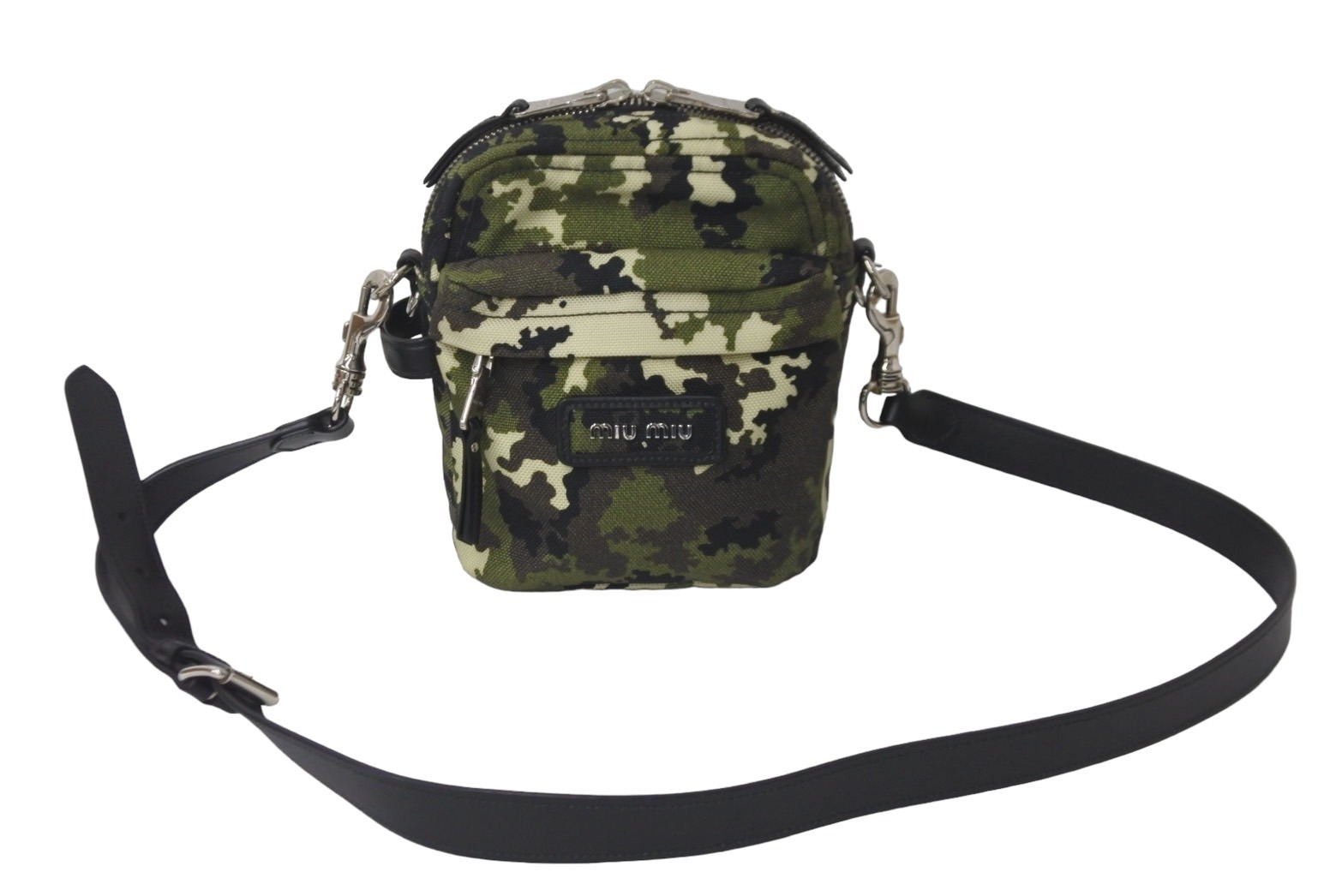 【楽天市場】極美品 MIUMIU ミュウミュウ ショルダーバッグ カモフラージュ 5BH158 2D4H F0161 582035BH158 2D4H F0161 中古 58203 ...