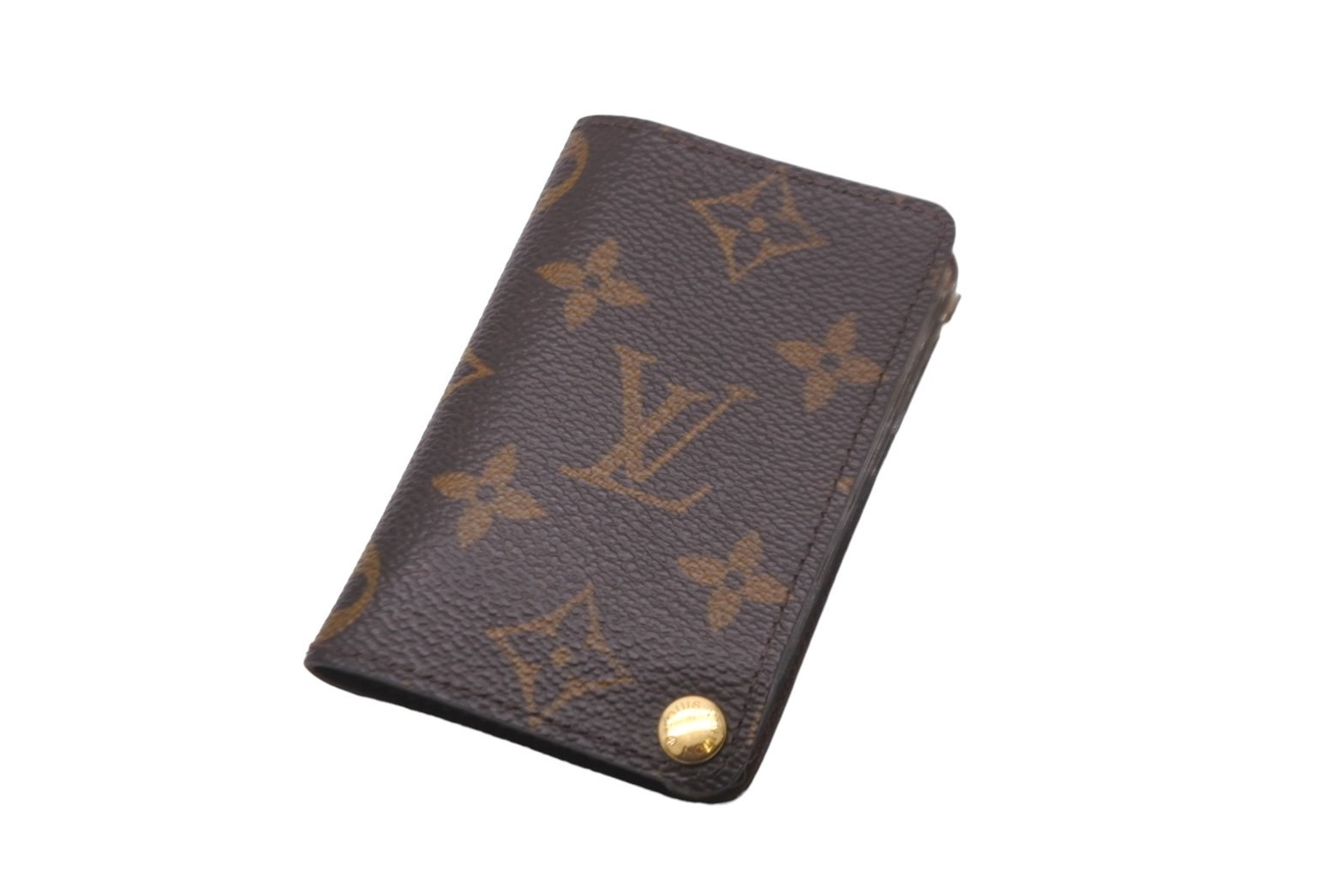 【楽天市場】LOUIS VUITTON ルイヴィトン モノグラム ポルトカルト クレディ プレッシオン カードケース ブラウン M60937 ...