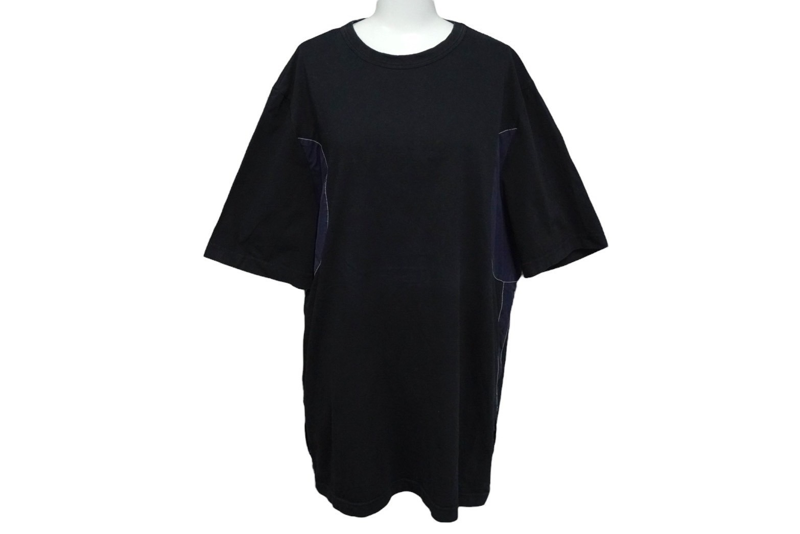 【楽天市場】MARNI マルニ 19ss 半袖Tシャツ 切替 デザイン 50サイズ ブラック ネイビー HUMU0027Q0 良品 中古 ...