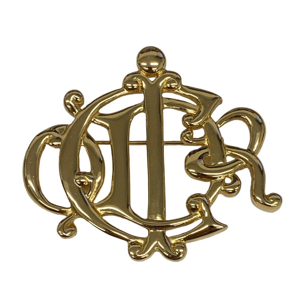 【楽天市場】[USED/中古]Christian Dior クリスチャンディオール ブローチ Dior ゴールド ゴールド金具 A（未使用に ...