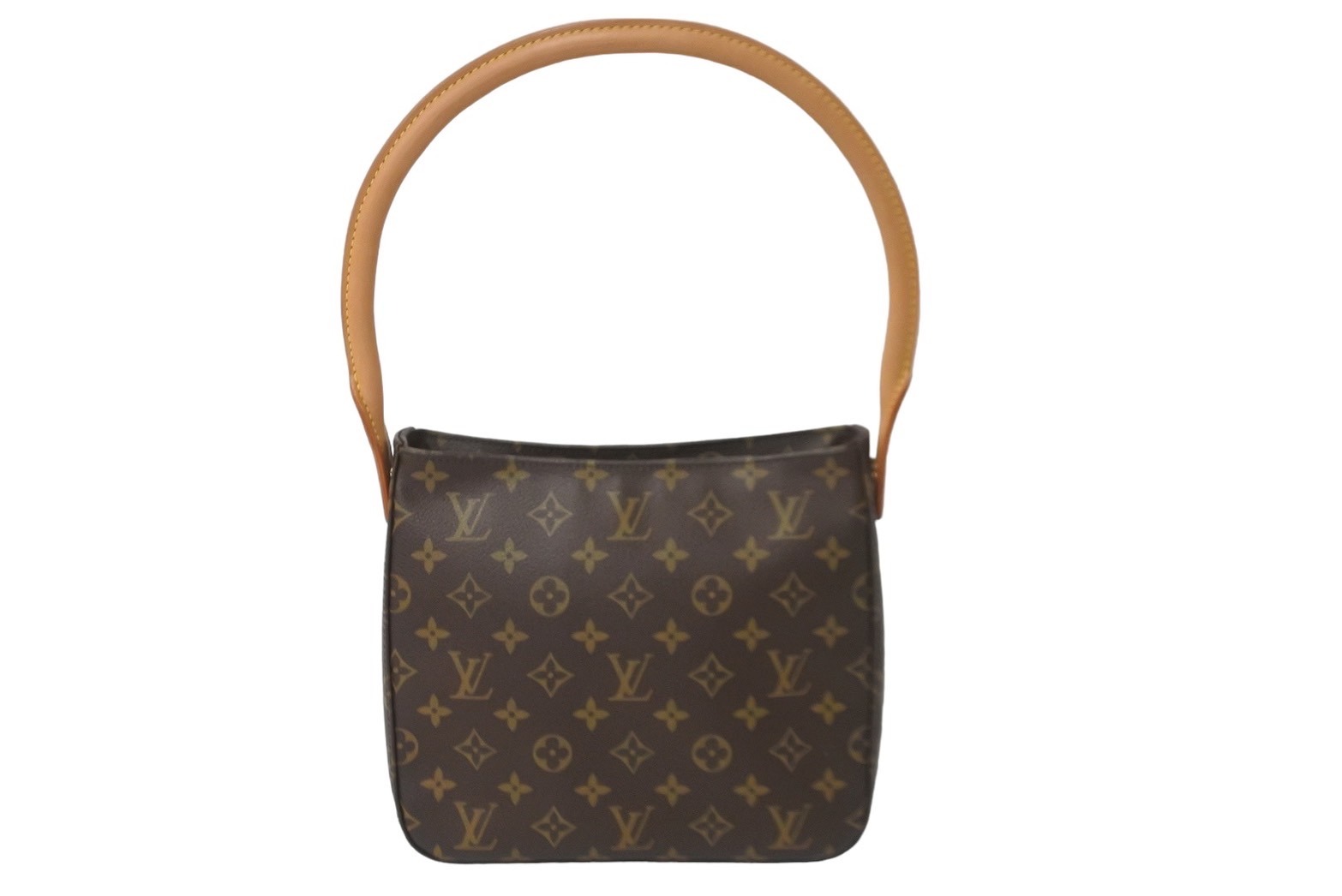 【楽天市場】極美品 LOUIS VUITTON ルイヴィトン モノグラム ルーピングMM ショルダーバッグ ワンショルダー ブラウン ...