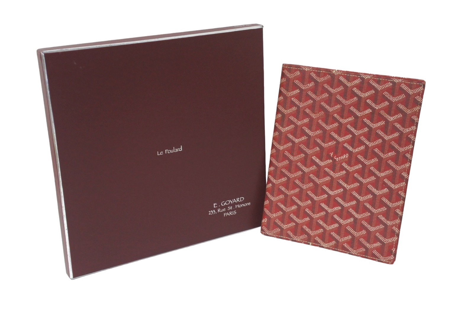 【楽天市場】極美品 GOYARD ゴヤール ブックカバー 手帳カバー 小物 A5サイズ ヘリンボーン PVC レザー レッド 中古 60550 ...