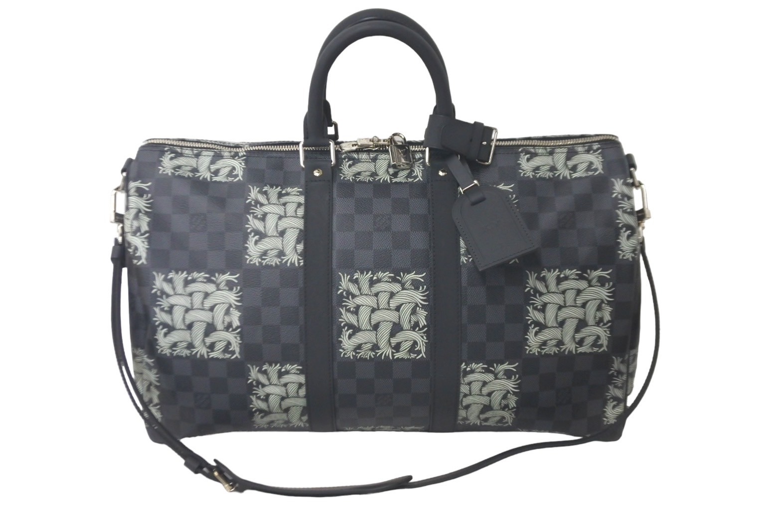 【楽天市場】新品同様 LOUIS VUITTON ルイヴィトン クリストファーネメス ボストンバッグ キーポル45バンドリエール N41573 ...