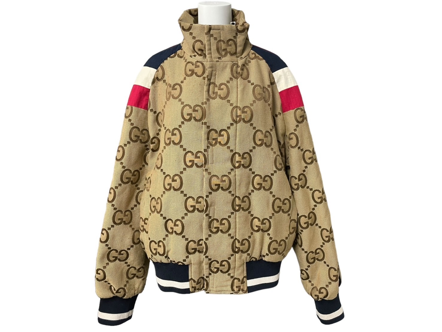 【楽天市場】GUCCI グッチ ブルゾン 22SS タイガー GG コレクション 683257 ZAIVS ボンバー ジャケット サイズ50 美品 中古 61157：Warashibe ...