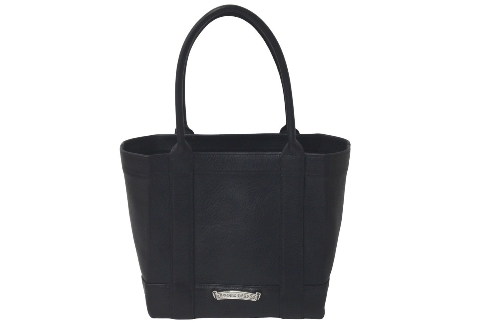【楽天市場】極美品 CHROME HEARTS クロムハーツ トートバッグ ミニ レザー ブラック シルバー925 シルバー金具 中古 ...