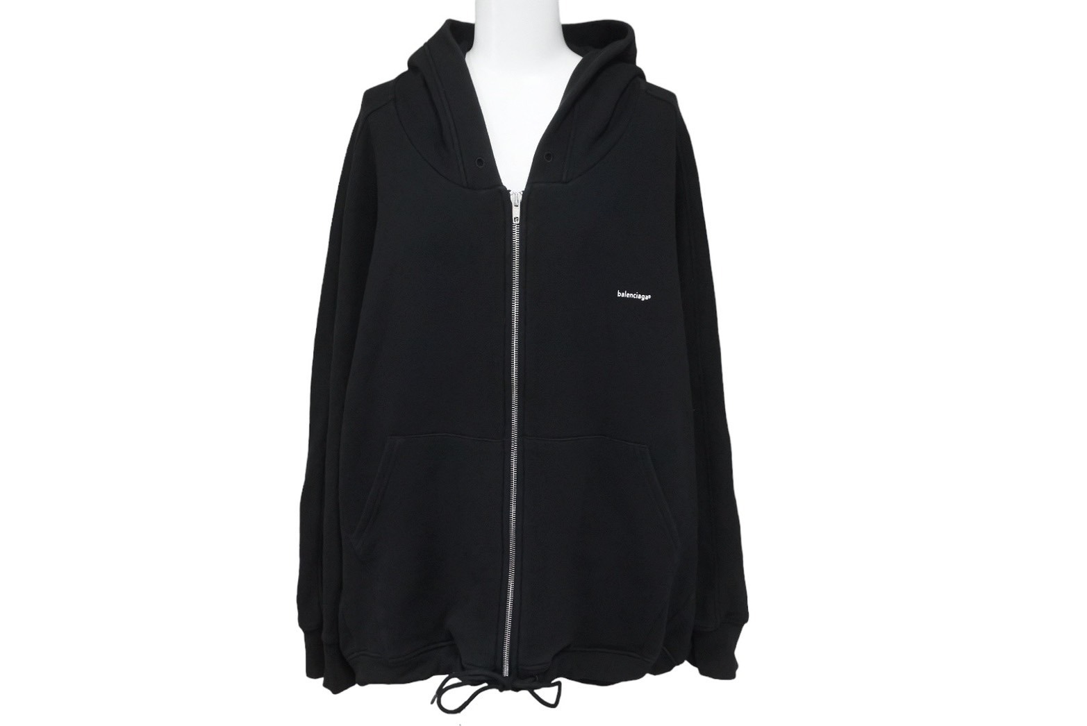 【楽天市場】BALENCIAGA バレンシアガ ジップアップパーカー TS19 482205 TYK30 1000 16AW コットン ...