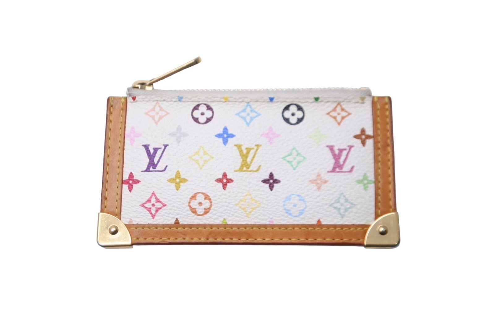 【楽天市場】LOUIS VUITTON ルイヴィトン モノグラム マルチカラー ポシェット クレ ブロン コインケース 村上隆 キーホルダー ...